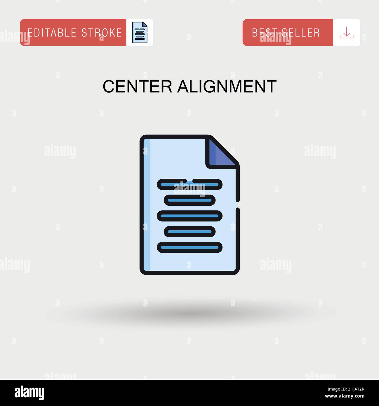 Center Alignment Icon