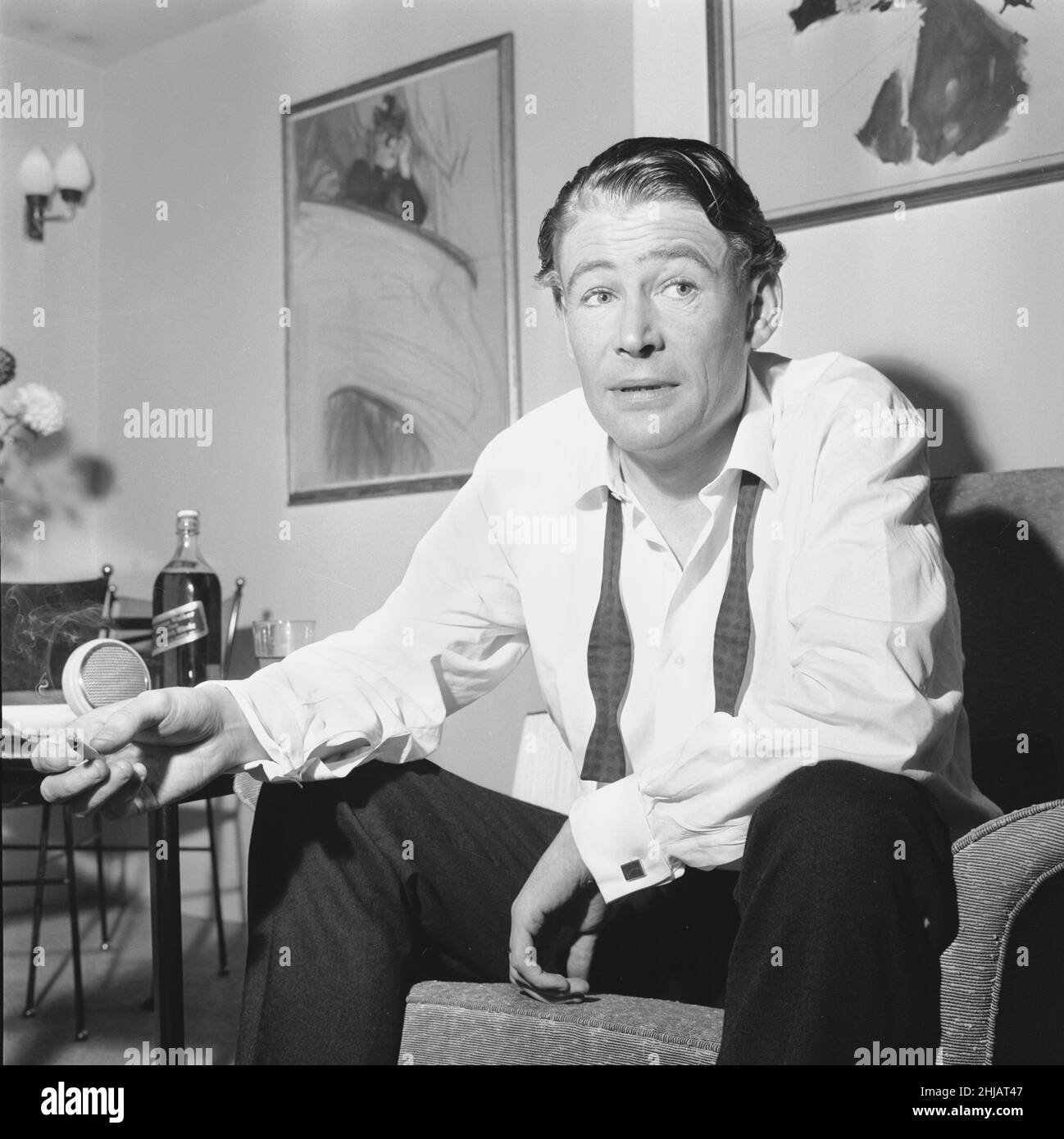 Actor Peter O'Toole seen here in interview with the Daily Mirrors Show ...