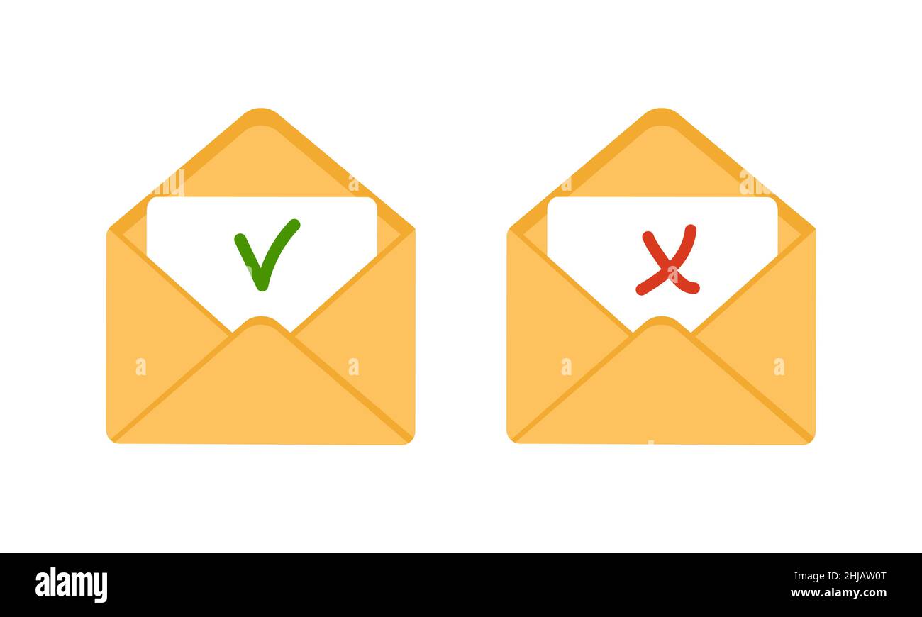 Mail envelope icon. Receiving SMS messages, notifications, invitations ...