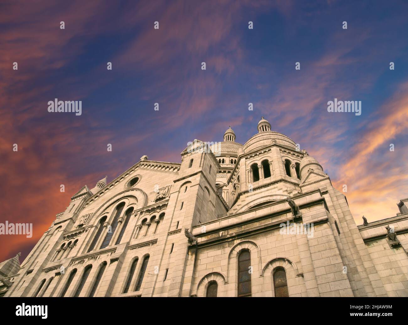 Basilica of the Sacred Heart of Paris, commonly known as Sacre-Coeur ...