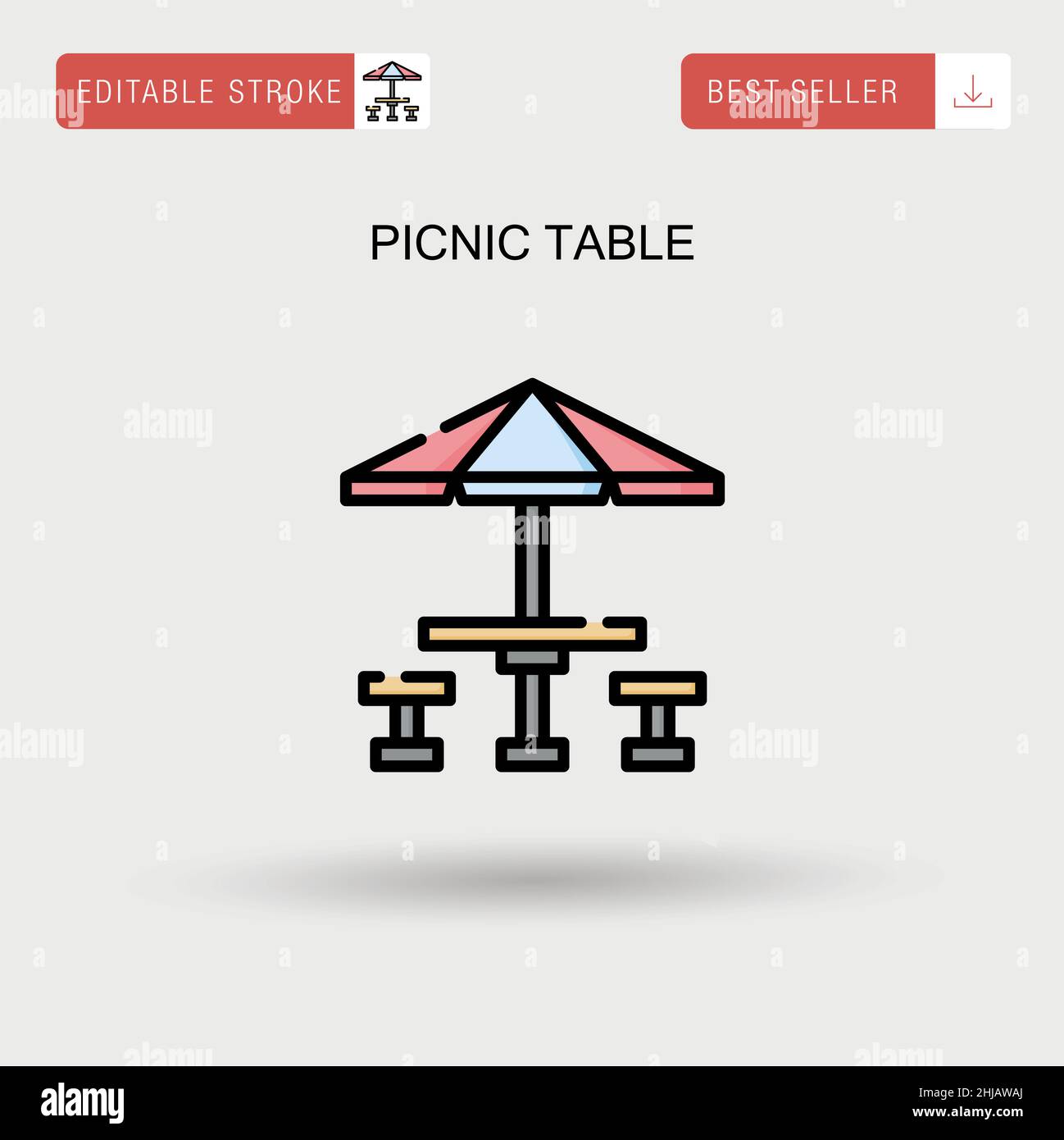 Icon garden table Stock Vector Images - Alamy