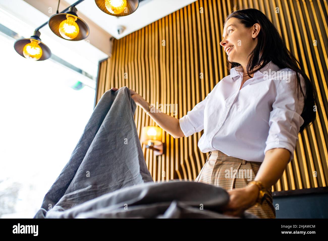 Indian restaurant table setting hi-res stock photography and images - Alamy