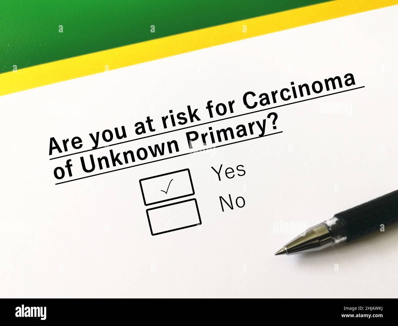 Cancer of unknown primary hi-res stock photography and images - Alamy