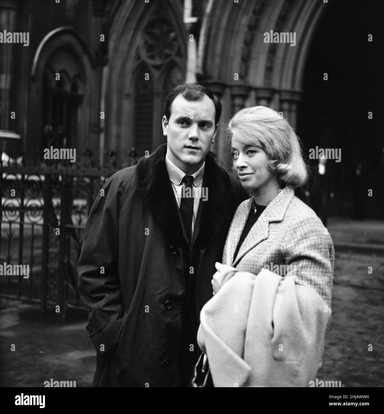 Mr Kenneth Cope, TV star, and his wife Renny Lister, who is claiming ...