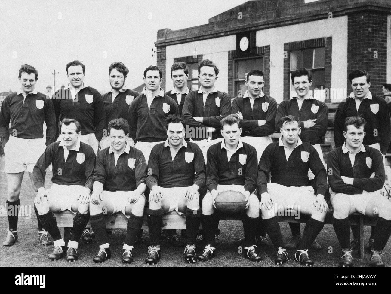 Middlesbrough Rugby Union Team, Circa 1963 - 1964 Stock Photo - Alamy