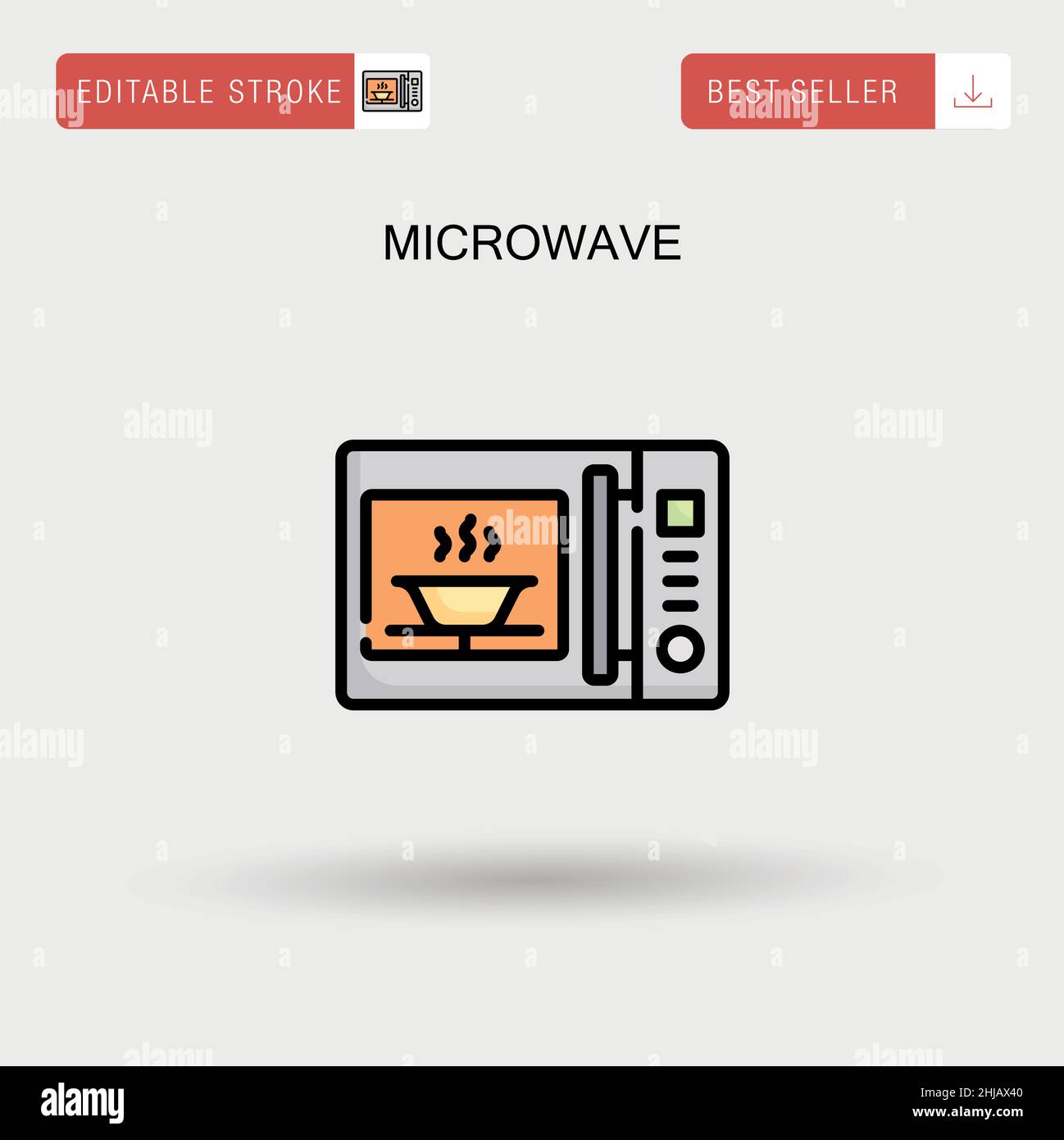 Microwave Simple vector icon Stock Vector Image & Art - Alamy
