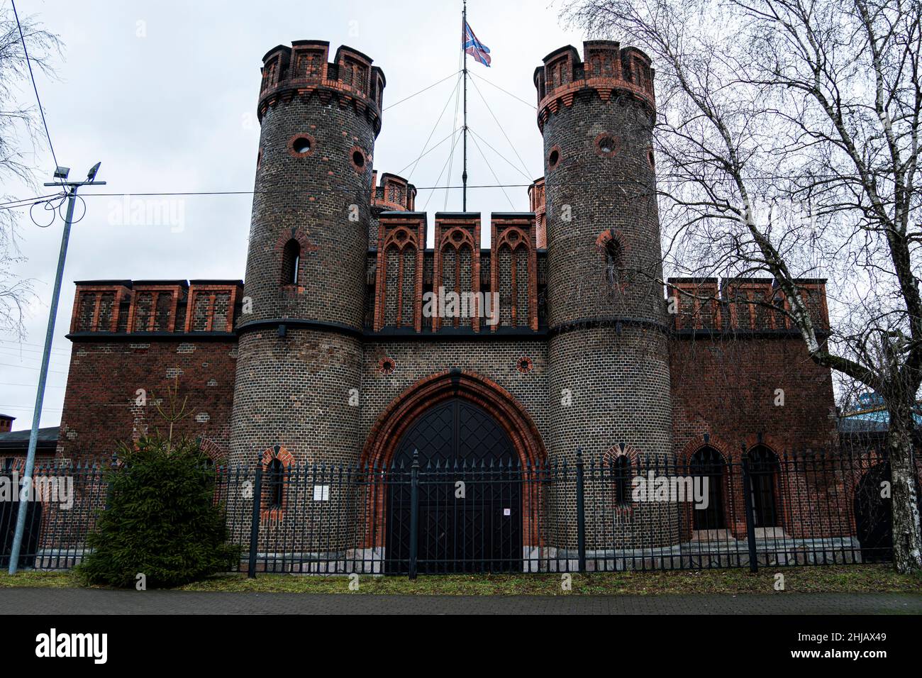 Rosengarten gate. Kaliningrad regional amber Museum. Don Tower Stock ...