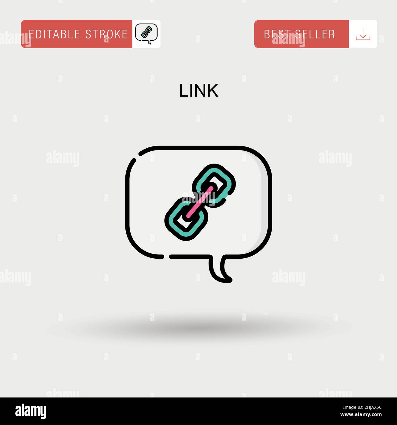 Share link vector hi-res stock photography and images - Alamy