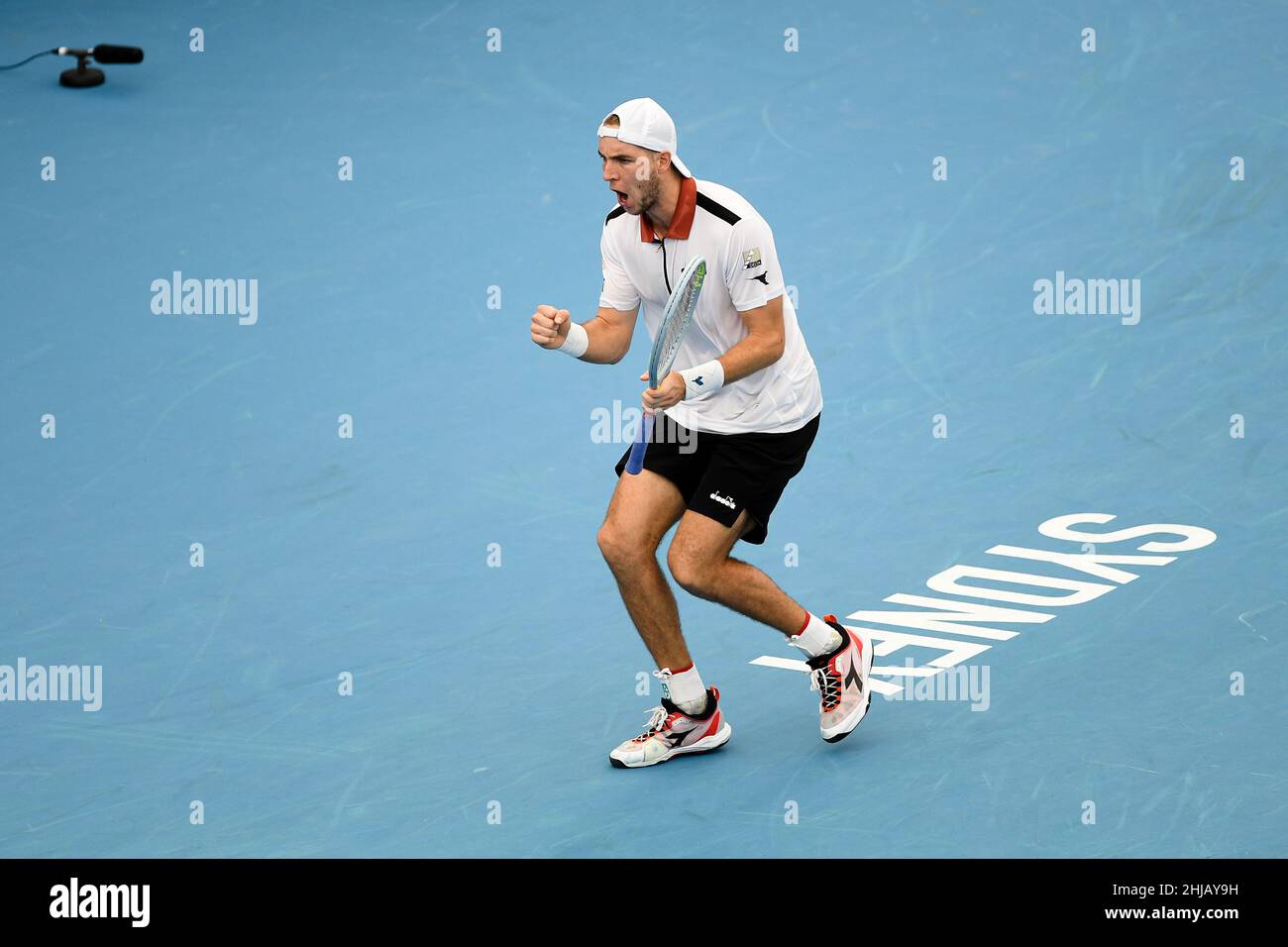 Sydney, Australia, 4 January, 2022. Jan-Lennard Struff of Germany ...