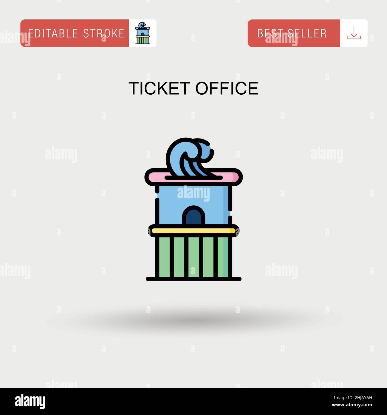 Office ticket Stock Vector Images - Alamy