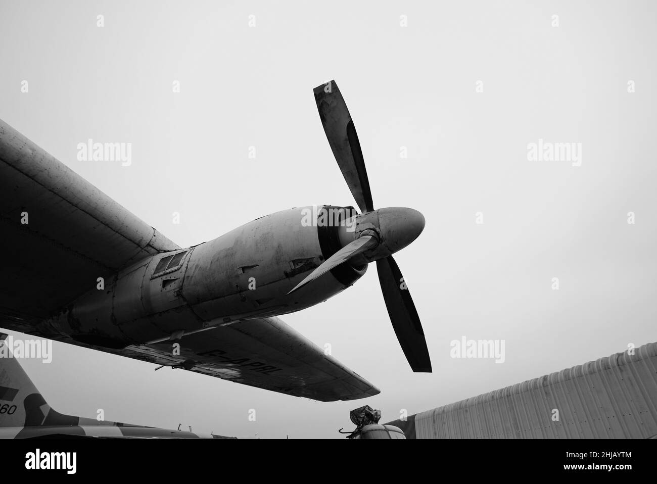 Propeller on an old plane Stock Photo - Alamy