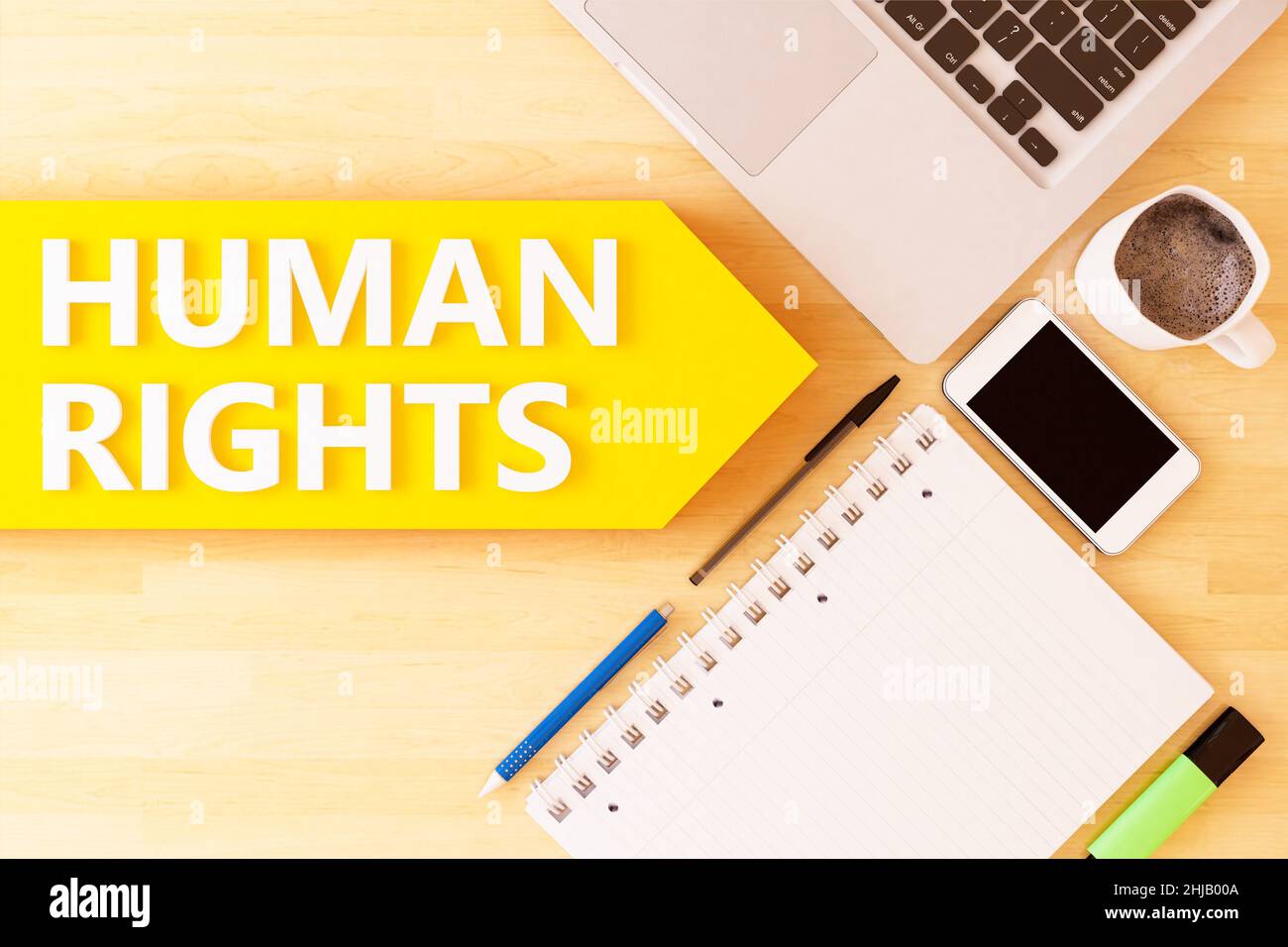 Human rights linear text hi-res stock photography and images - Alamy