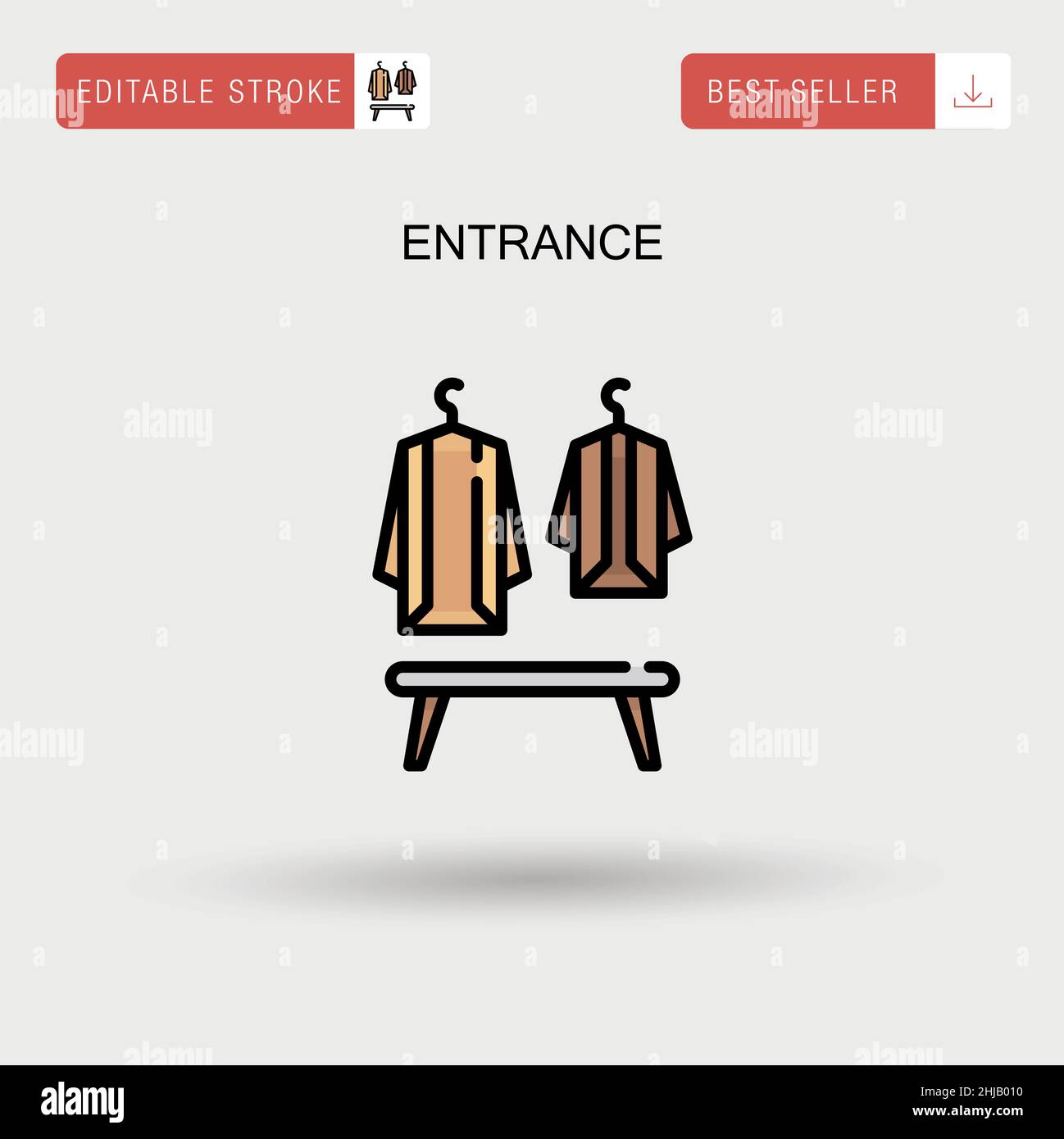 Entrance hall house white Stock Vector Images - Alamy