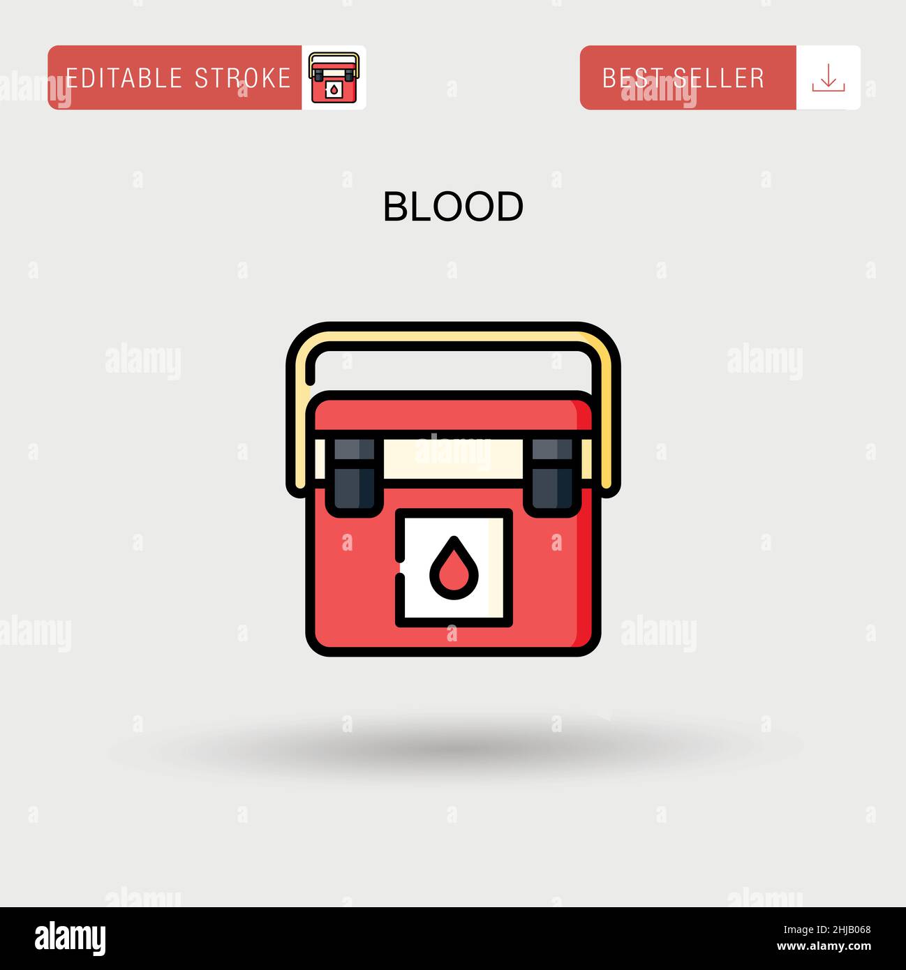 Blood Simple vector icon Stock Vector Image & Art - Alamy