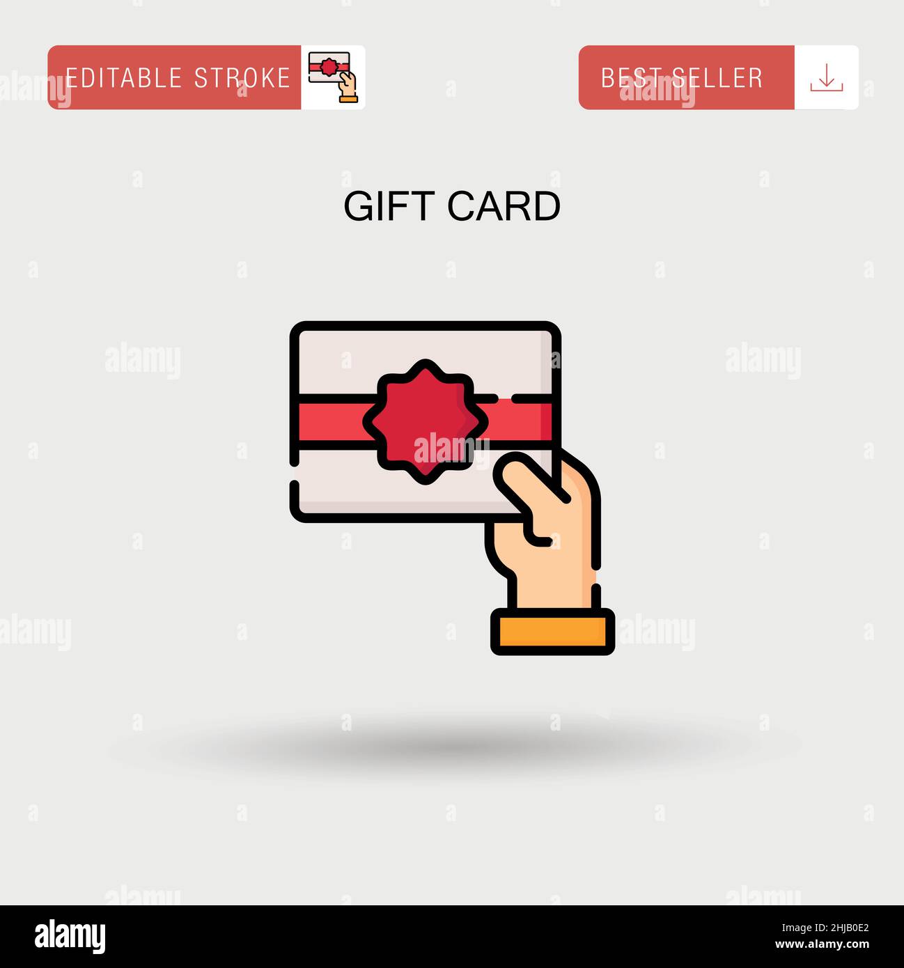 Gift festive card floral Stock Vector Images - Alamy