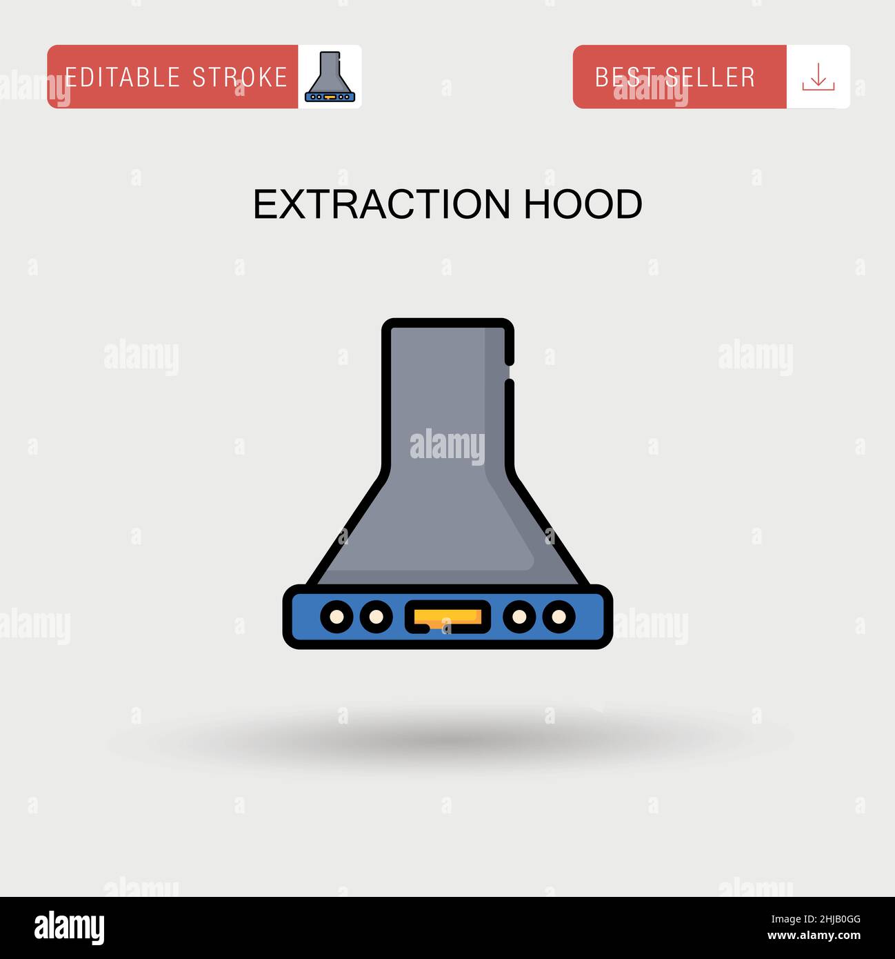 Extraction hood Simple vector icon Stock Vector Image & Art - Alamy