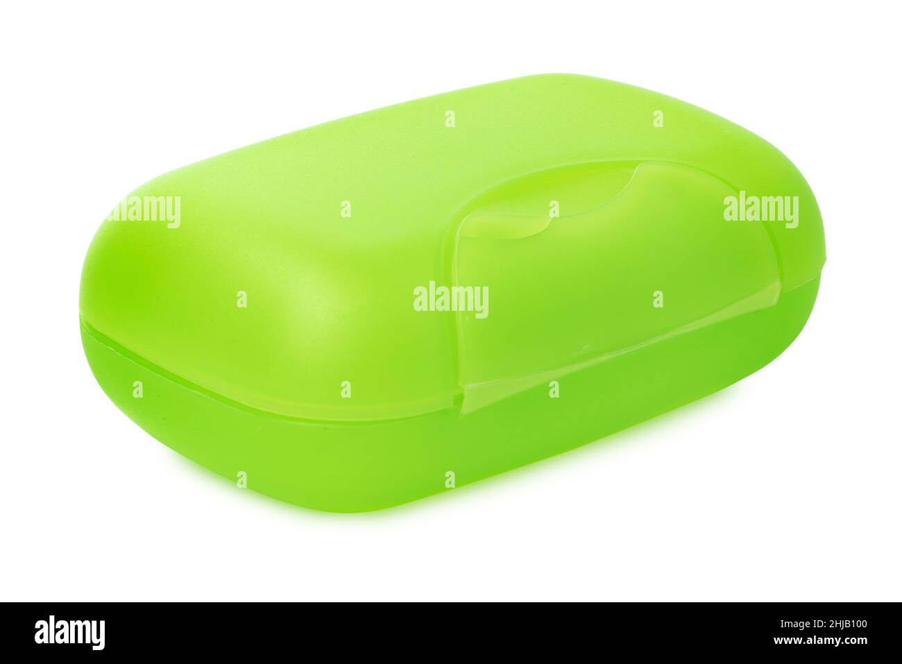Plastic soap box isolated on white background Stock Photo - Alamy