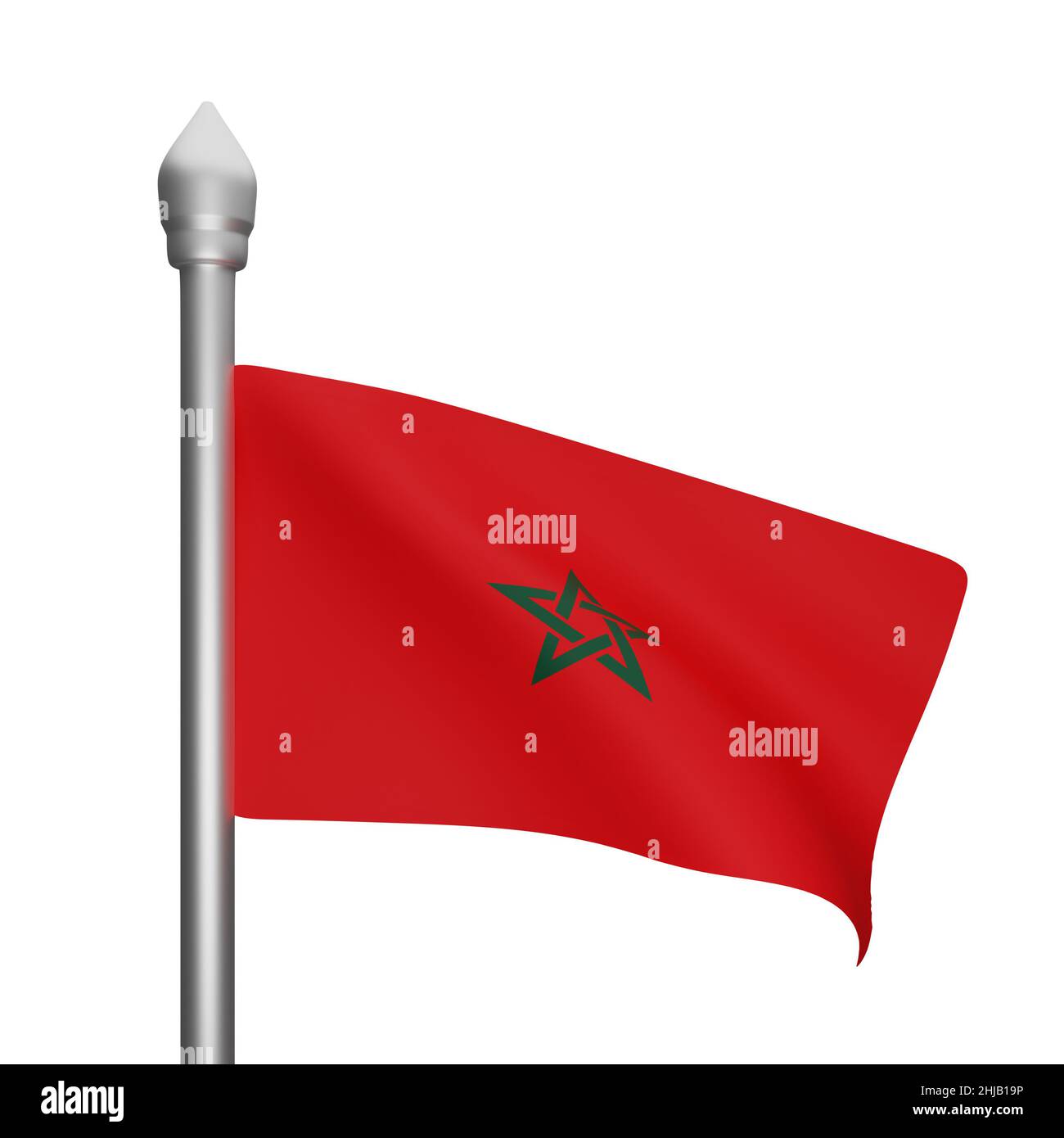 Moroccan state flag hi-res stock photography and images - Alamy
