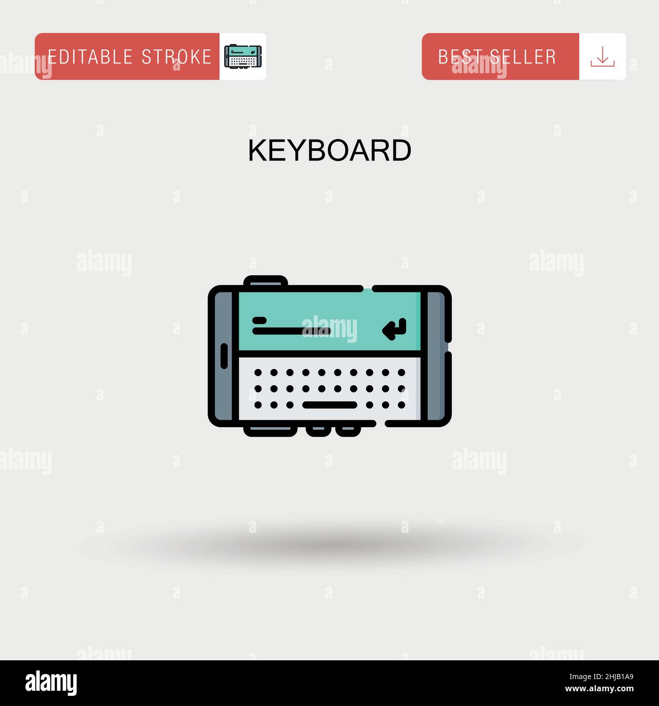 Modern pc gaming keyboard Stock Vector Images - Alamy