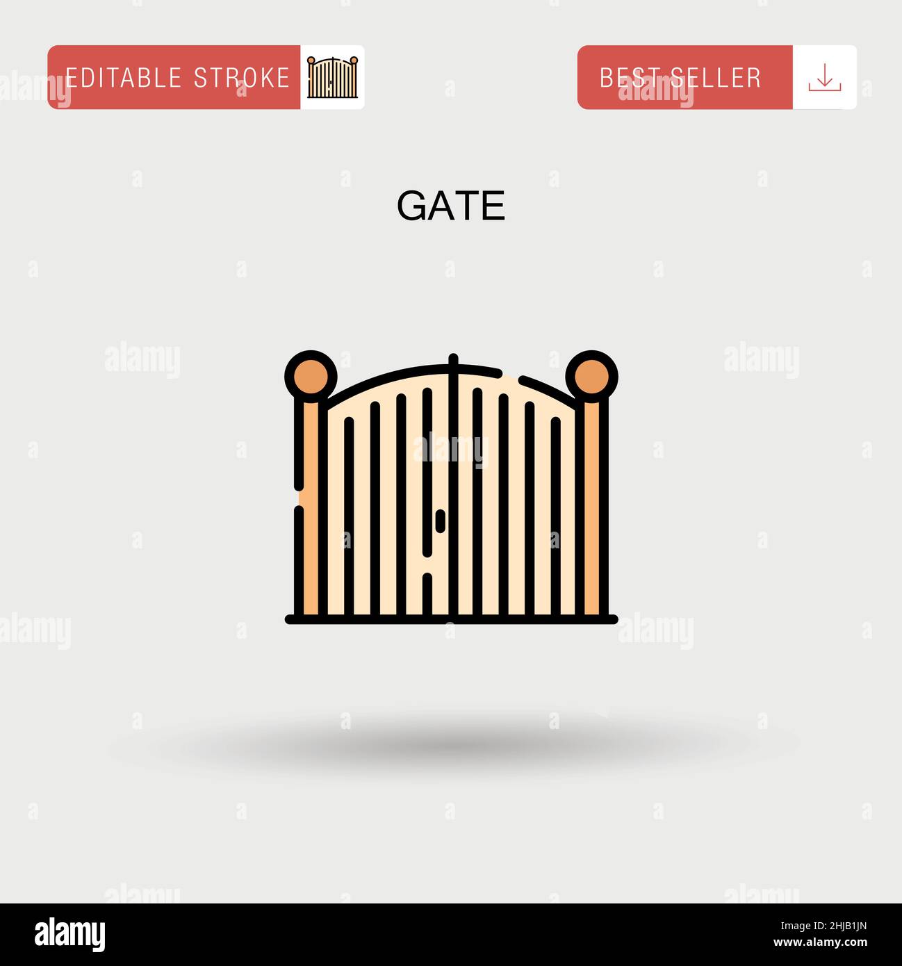 Sliding gate Stock Vector Images - Alamy