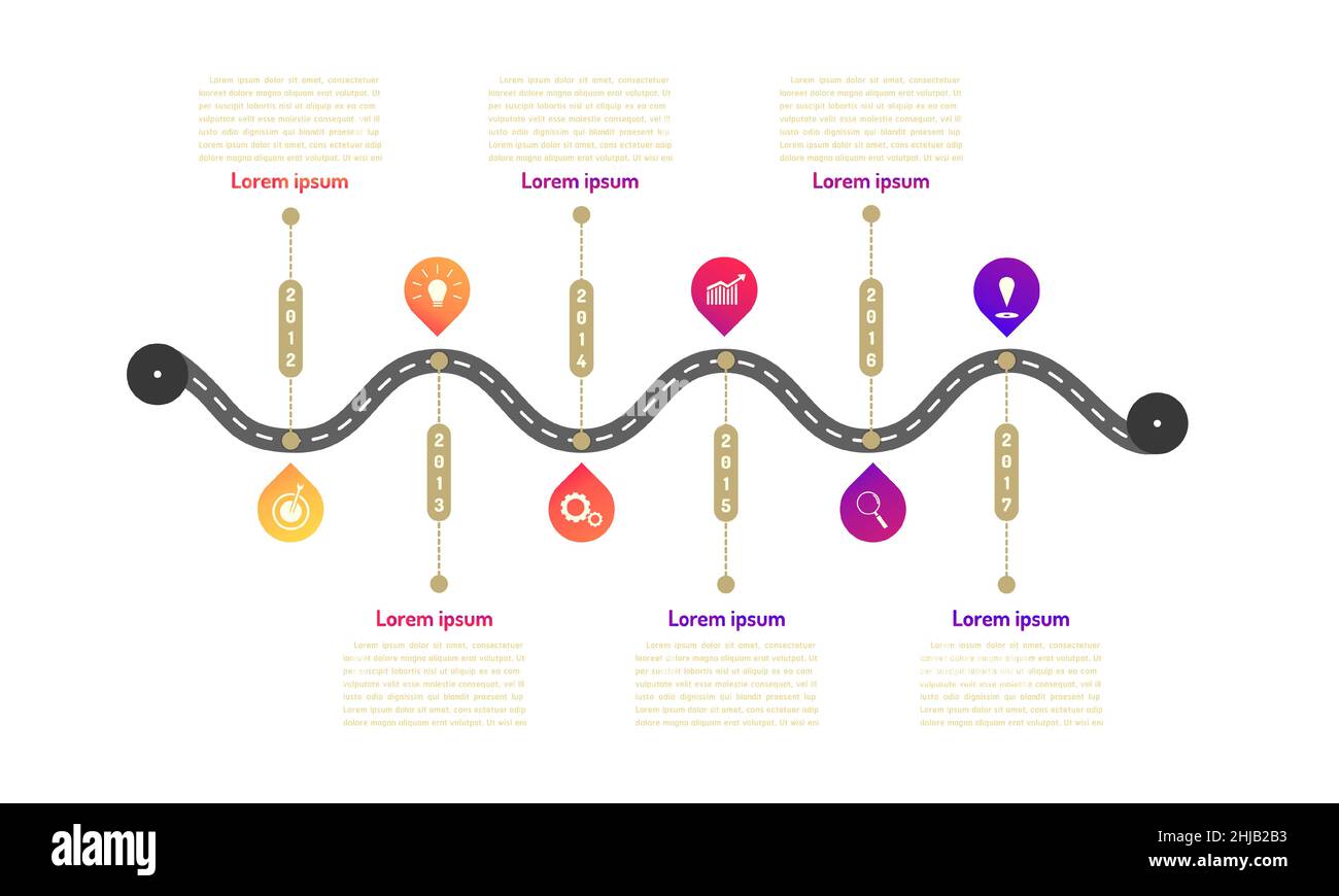 Roadmap timeline hi-res stock photography and images - Alamy