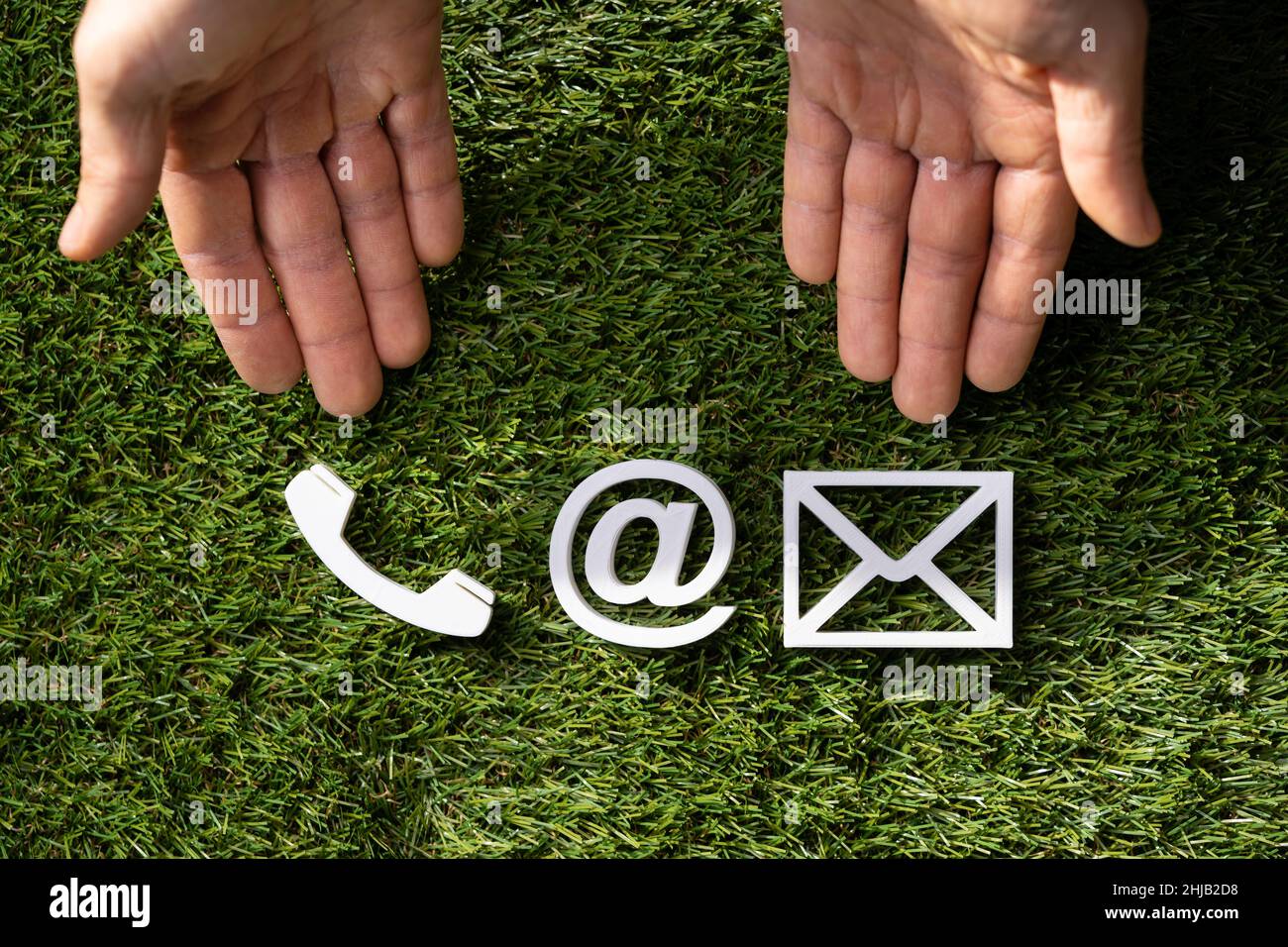 Contact Us Panoramic Banner Background. Call Phone Stock Photo - Alamy