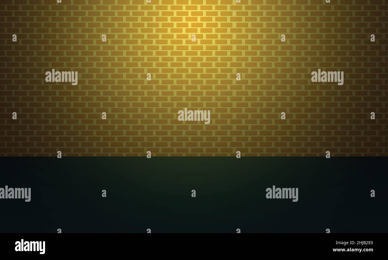 brown brick wall black gradient background vector illustration eps10 ...