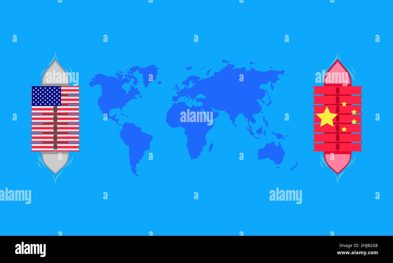 trade war. shipment transports associated company factory world map ...