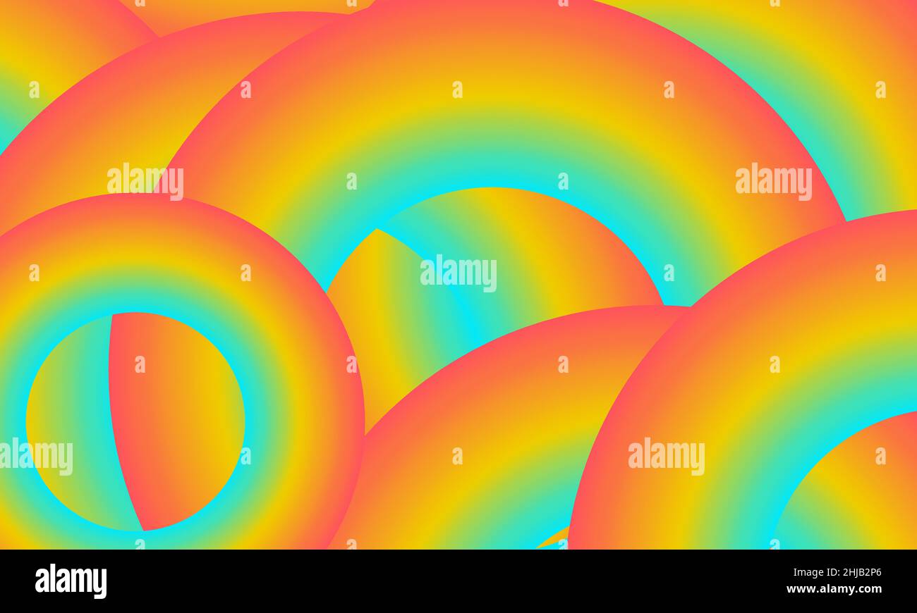 abstract big circle colorful beautiful background design. vector ...