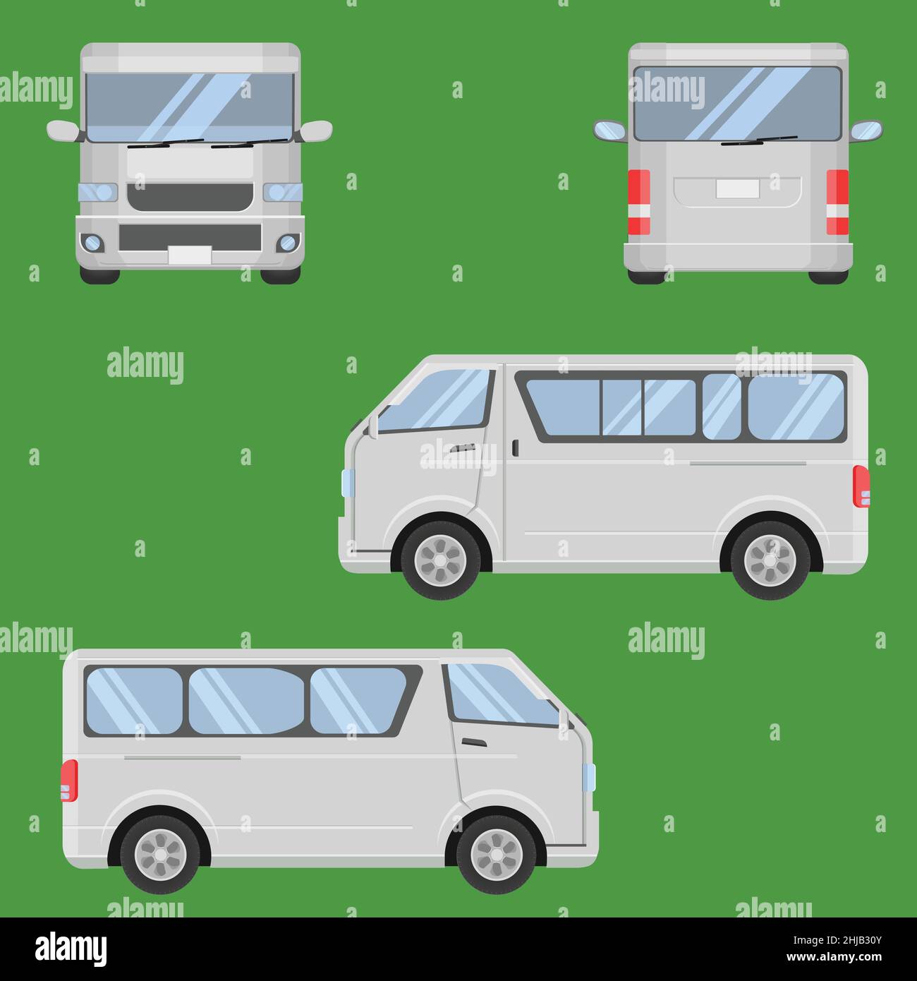 van car vector illustration Stock Vector Image & Art - Alamy