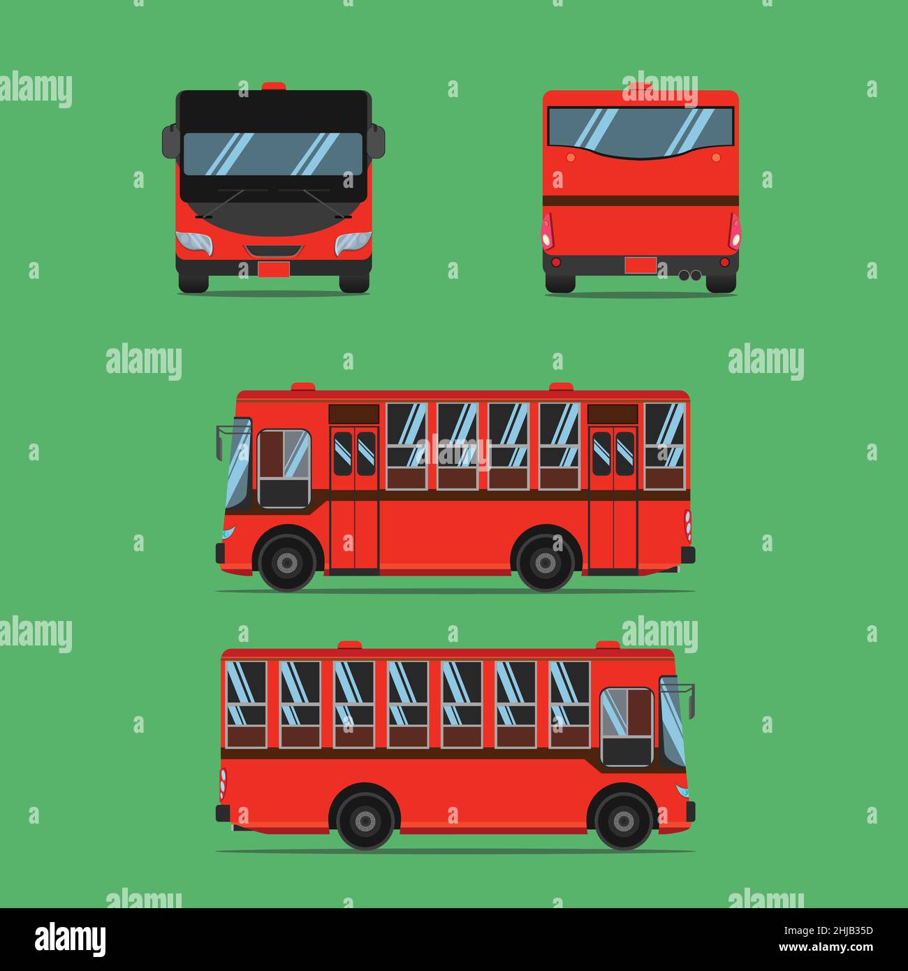 thai dark orange bus transport car vehicle driver fare passenger ...
