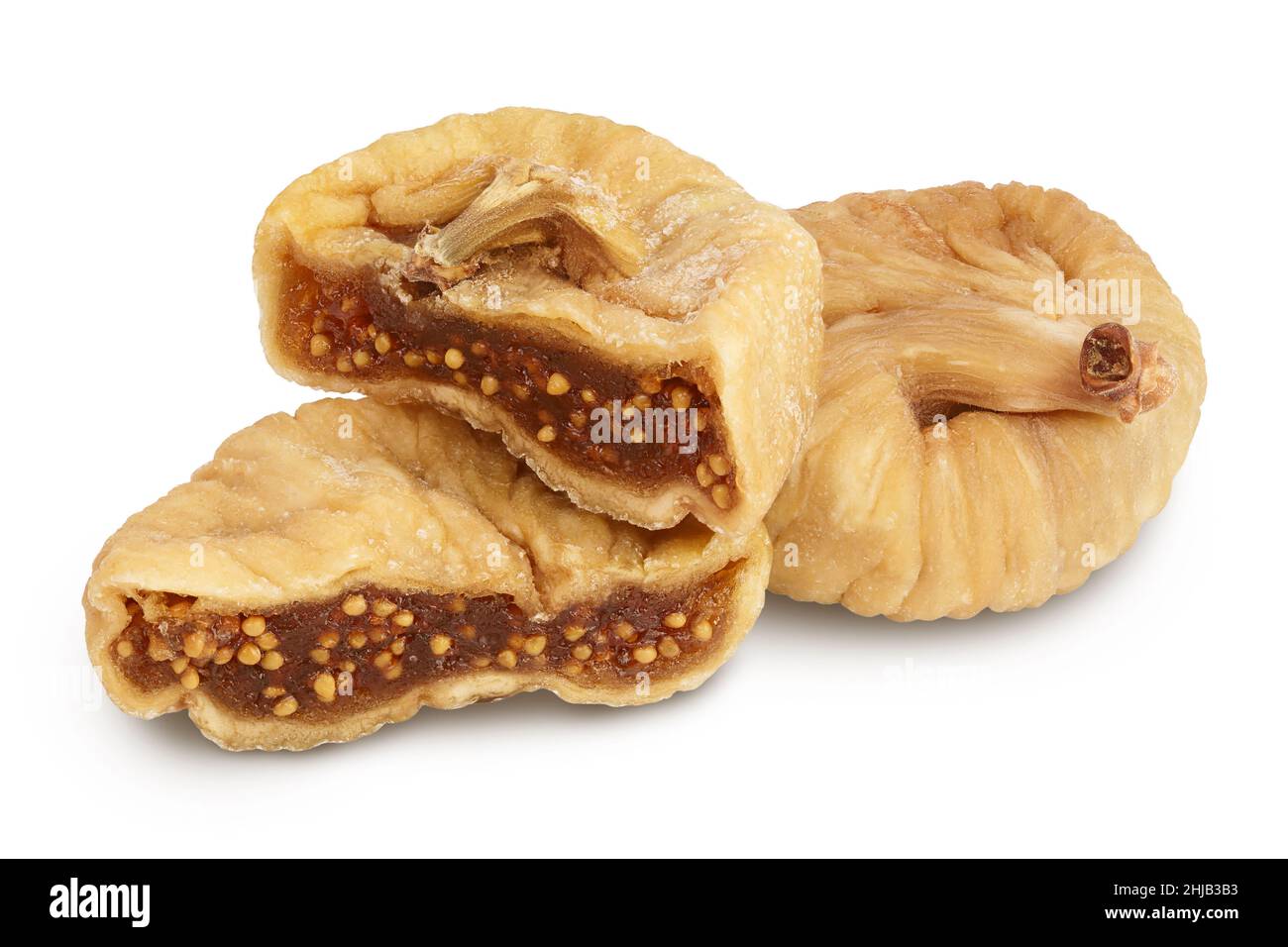 dried fig isolated on white background with clipping path and full ...