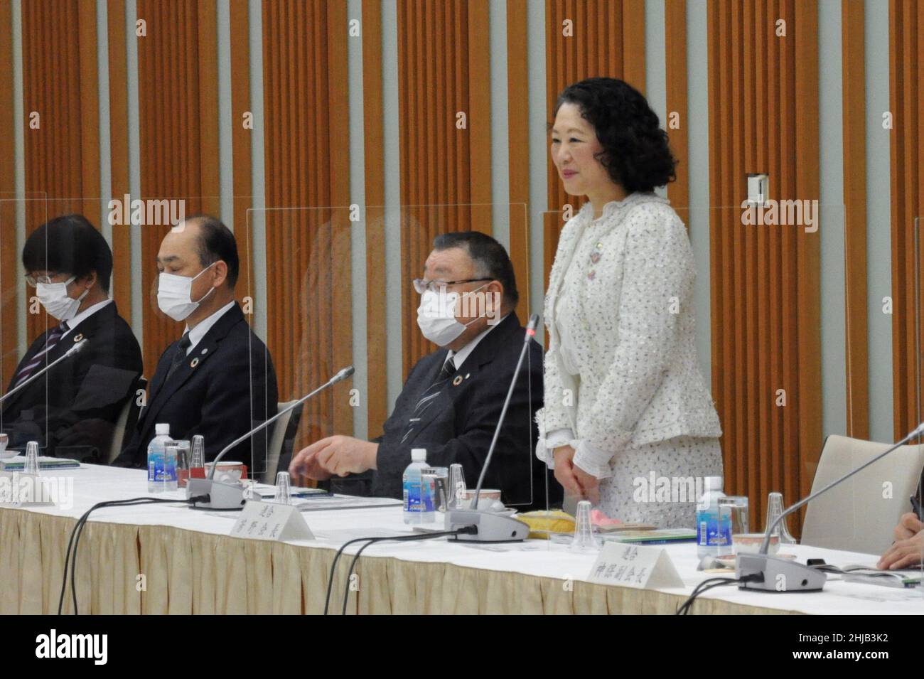 Tomoko Yoshino, President of the Japanese Trade Union Confederation ... Tomoko Yoshino, President of the Japanese Trade Union Confederation ...