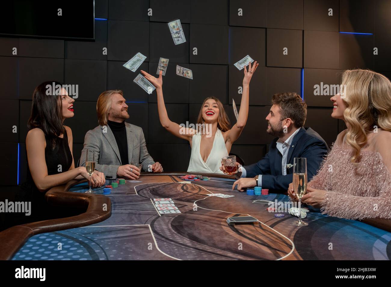 Tossing card hi-res stock photography and images - Alamy