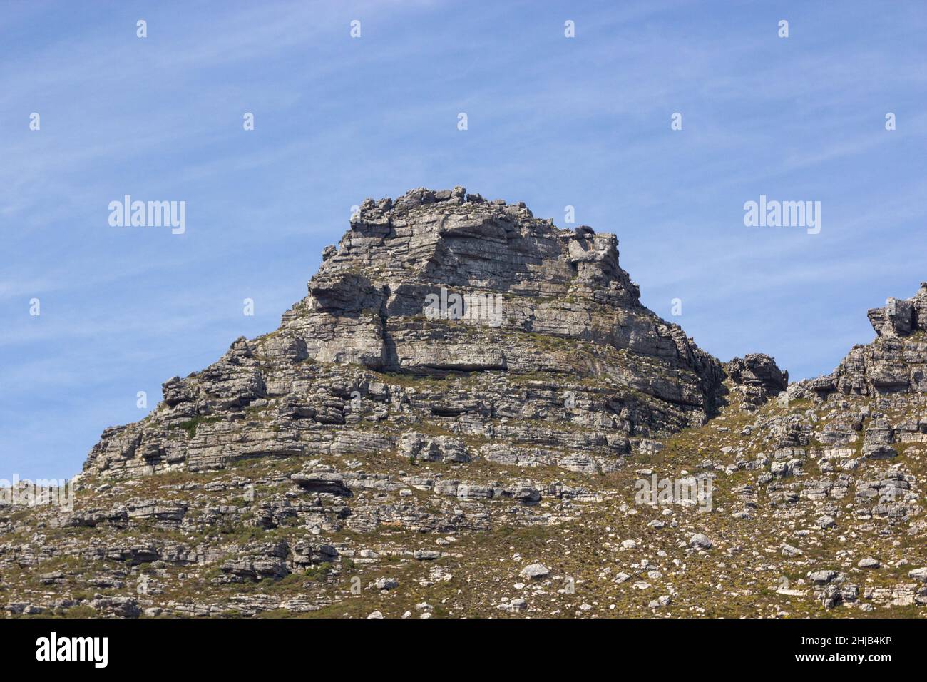 Rocks on Table Mountain, Western Cape of South Africa Stock Photo - Alamy