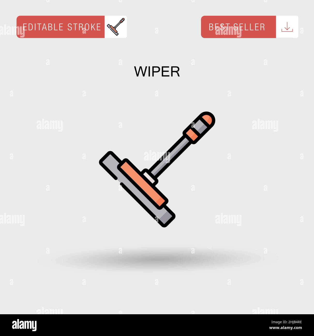 Windshield car window wet raindrop Stock Vector Images - Alamy