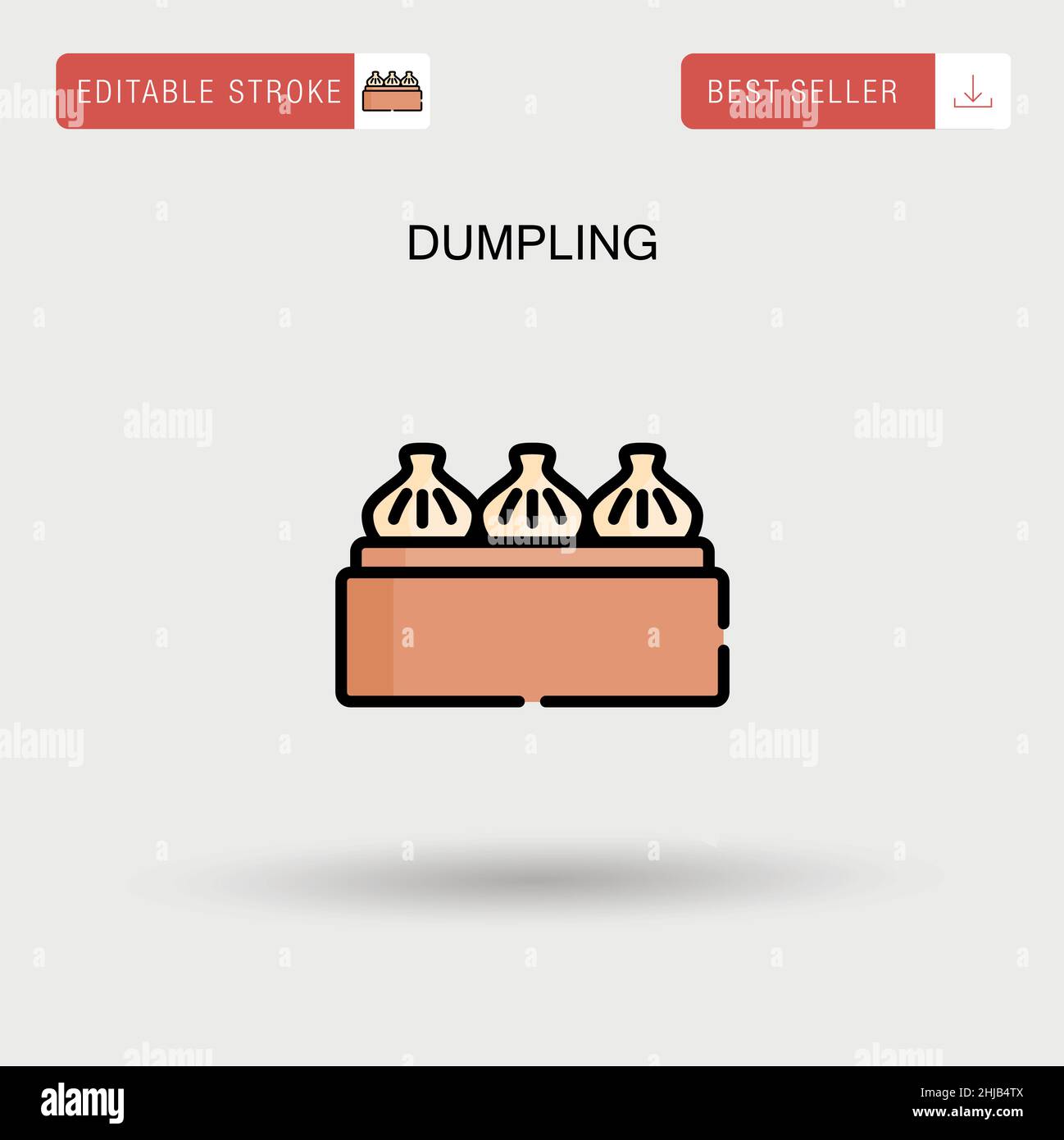 Dumpling Stock Vector Images - Alamy