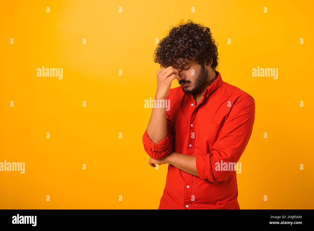Sad arab muslim man hi-res stock photography and images - Alamy