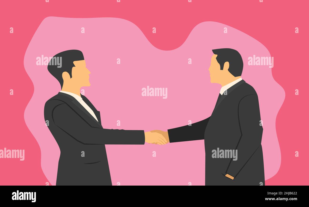Trust Commitment Teamwork Together Business Illustration Vector Stock ...