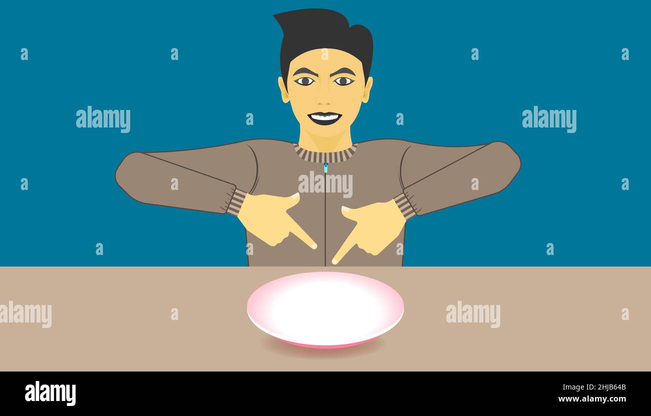 Finger food on table Stock Vector Images - Alamy