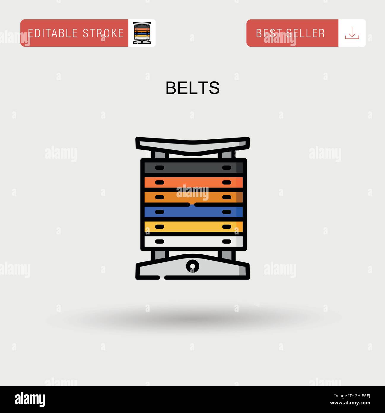 Safety belts Stock Vector Images - Alamy