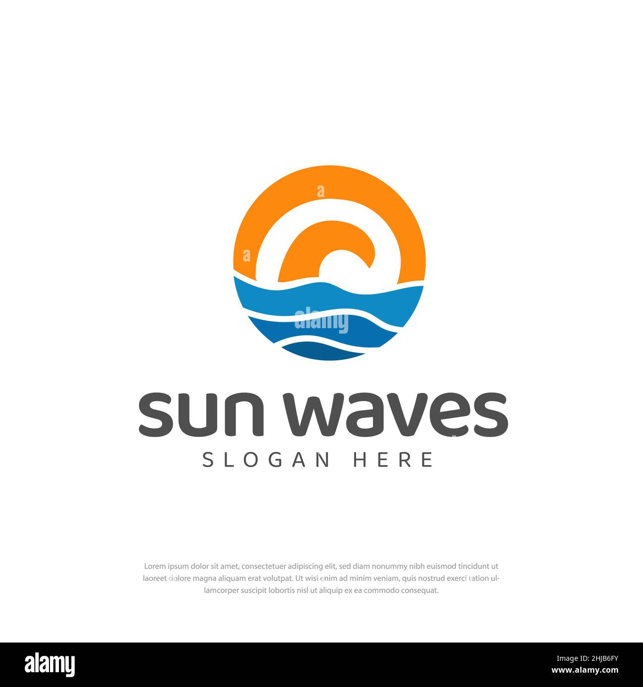 Sun And Sea Logo Sun And Sea Logo Design Template | Free Design