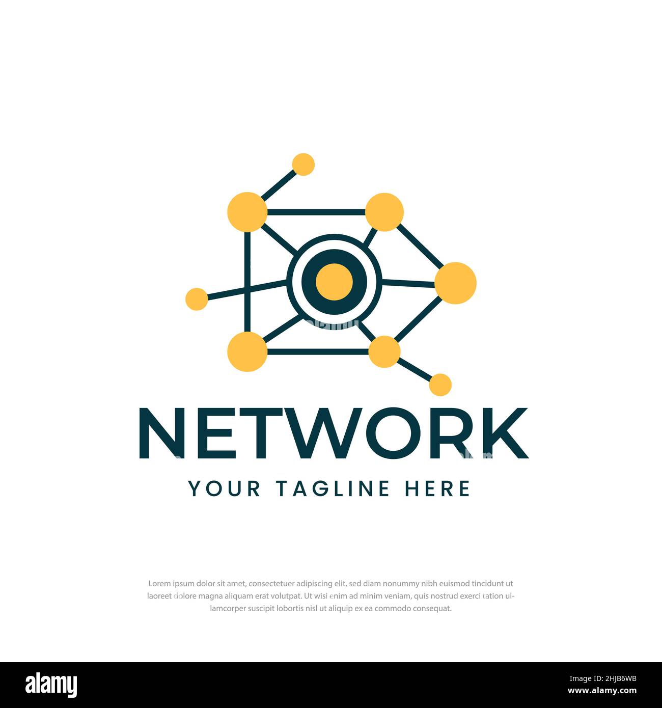 Network connection arrow direction logo,design template Stock Vector ...