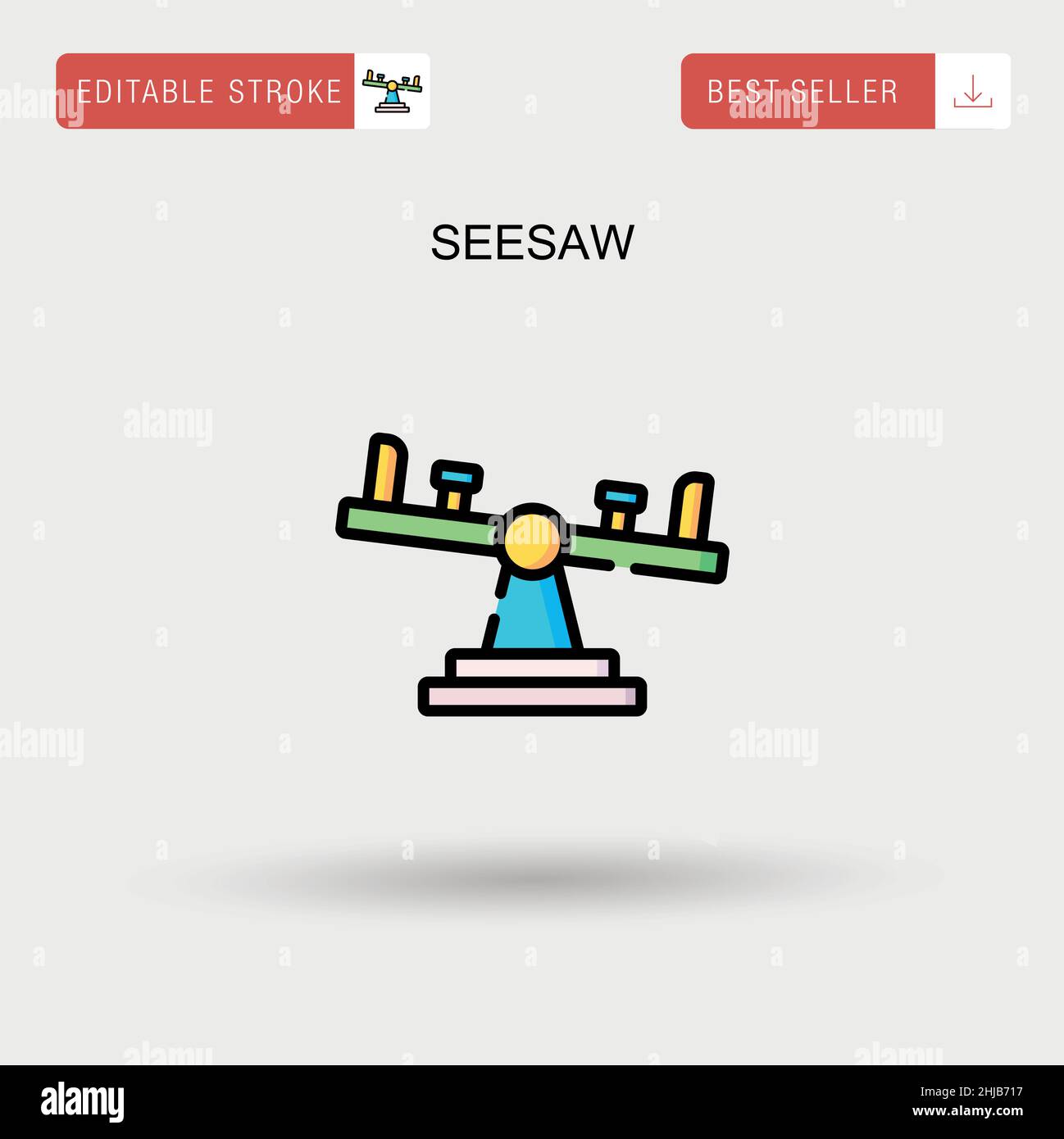 Seesaw Stock Vector Images - Alamy