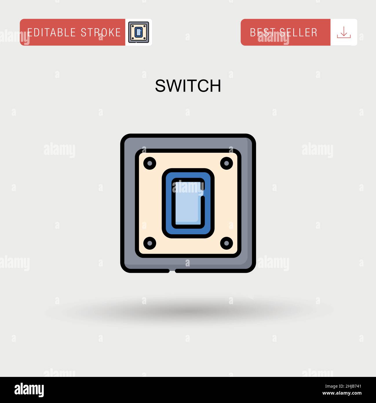 Switch Simple vector icon Stock Vector Image & Art - Alamy