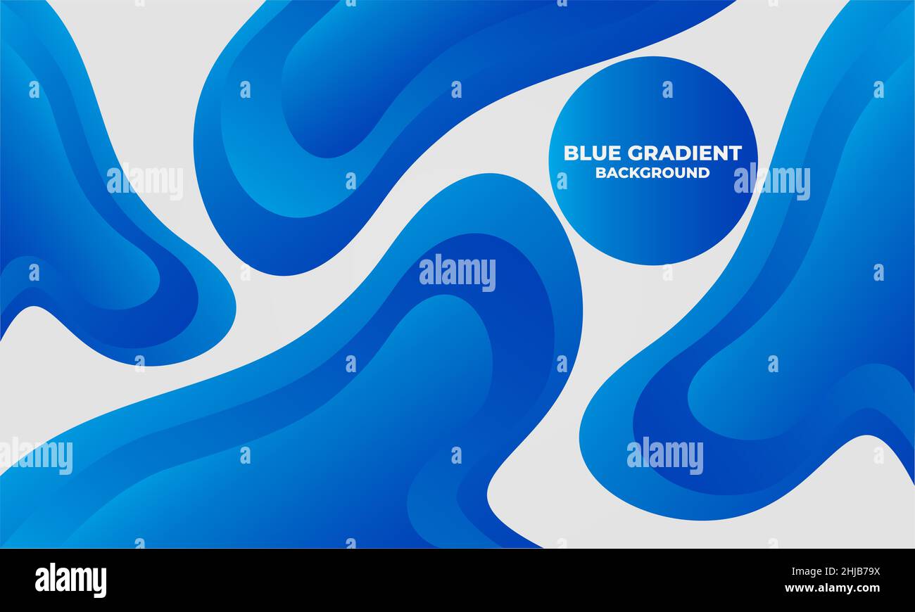 abstract blue gradient background design Stock Photo - Alamy