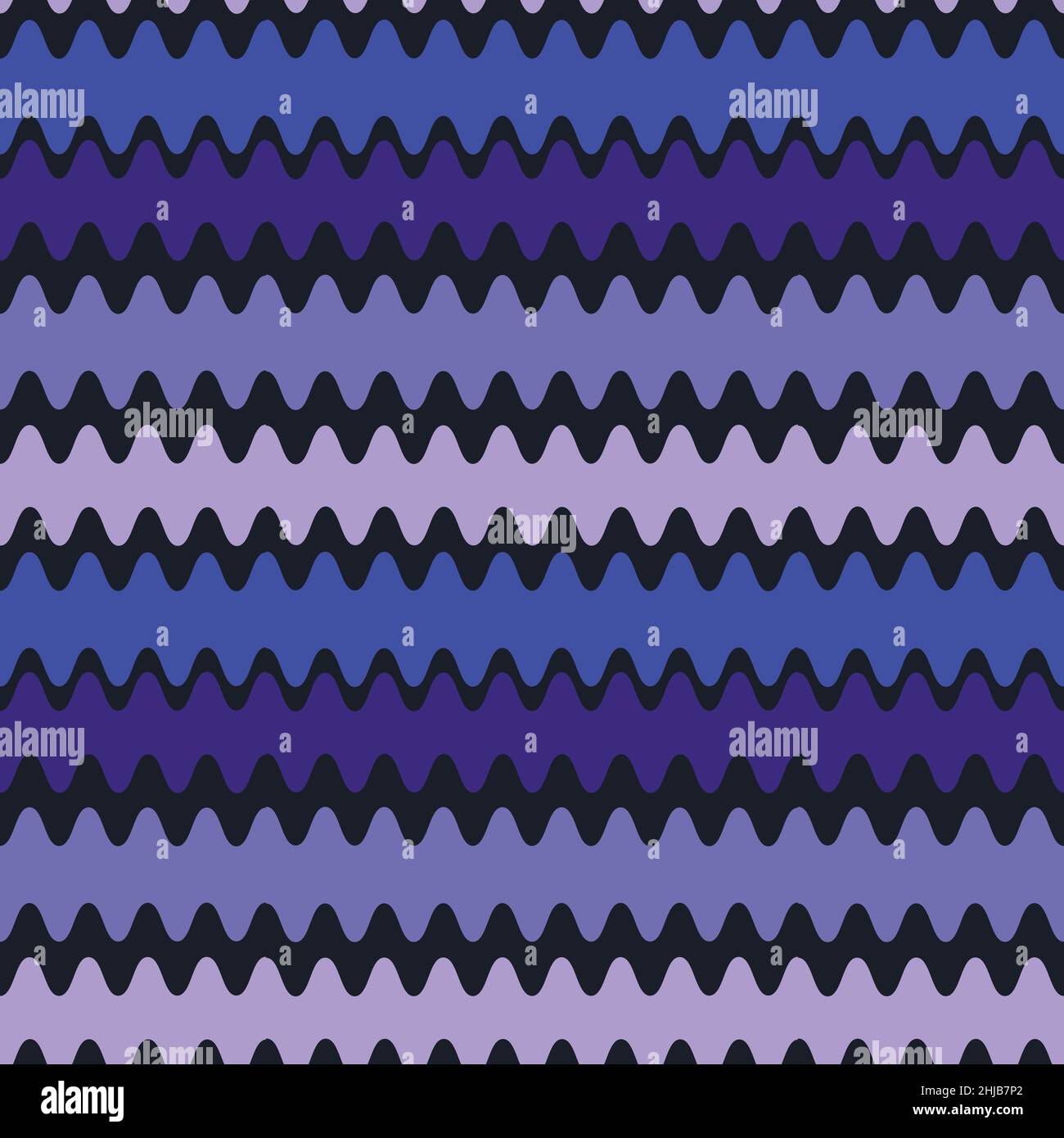 Seamless pattern on a square background - color waves. Geometry ...