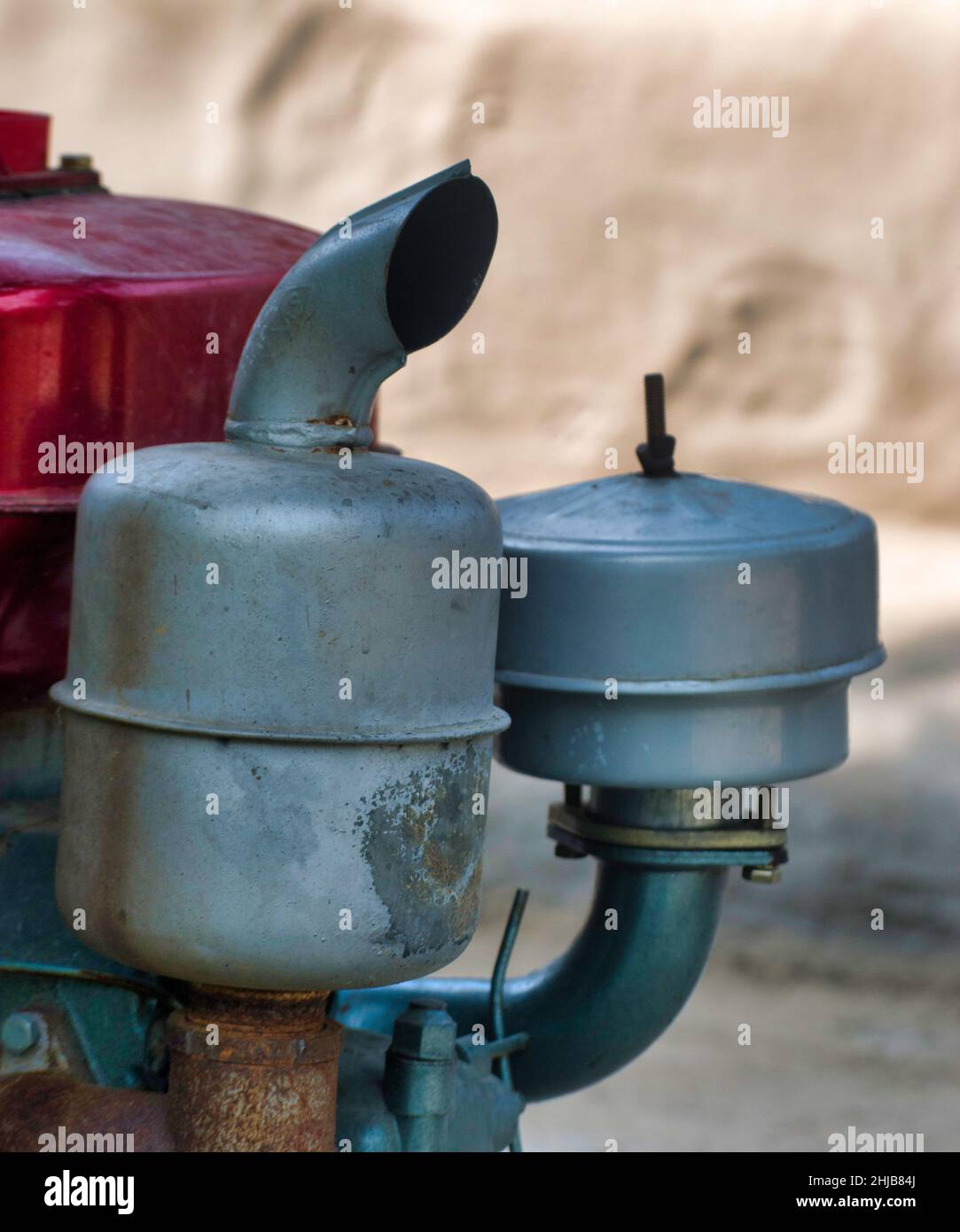 Vintage harvesting equipment hi-res stock photography and images - Alamy