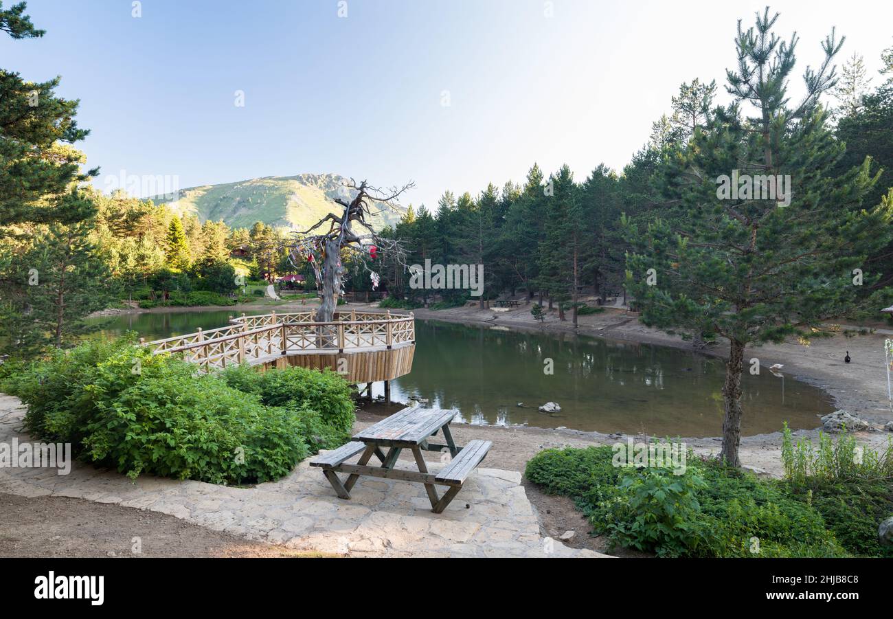 Limni Lake Nature Park. Saranoy Plateau. Torul district - Gumushane ...