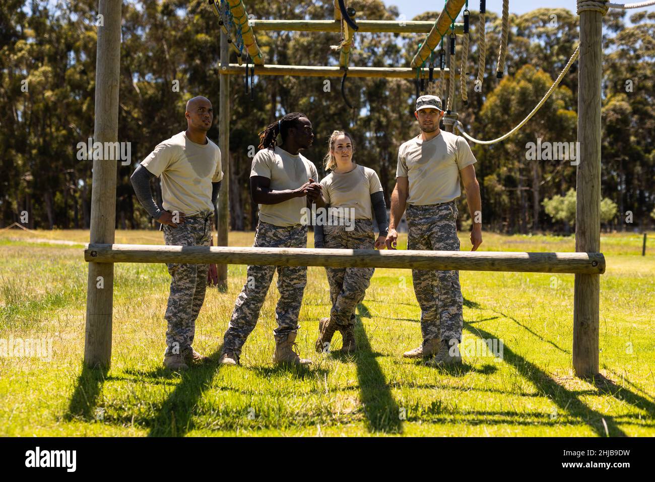 Female military boot camp hi-res stock photography and images - Alamy